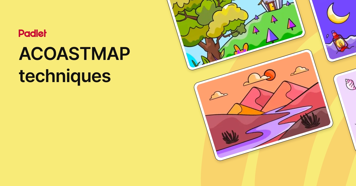 ACOASTMAP techniques