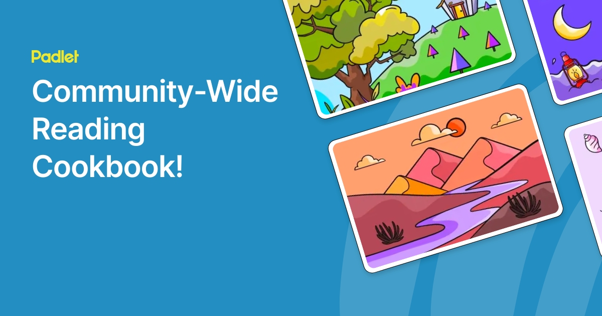 Community-Wide Reading Cookbook!
