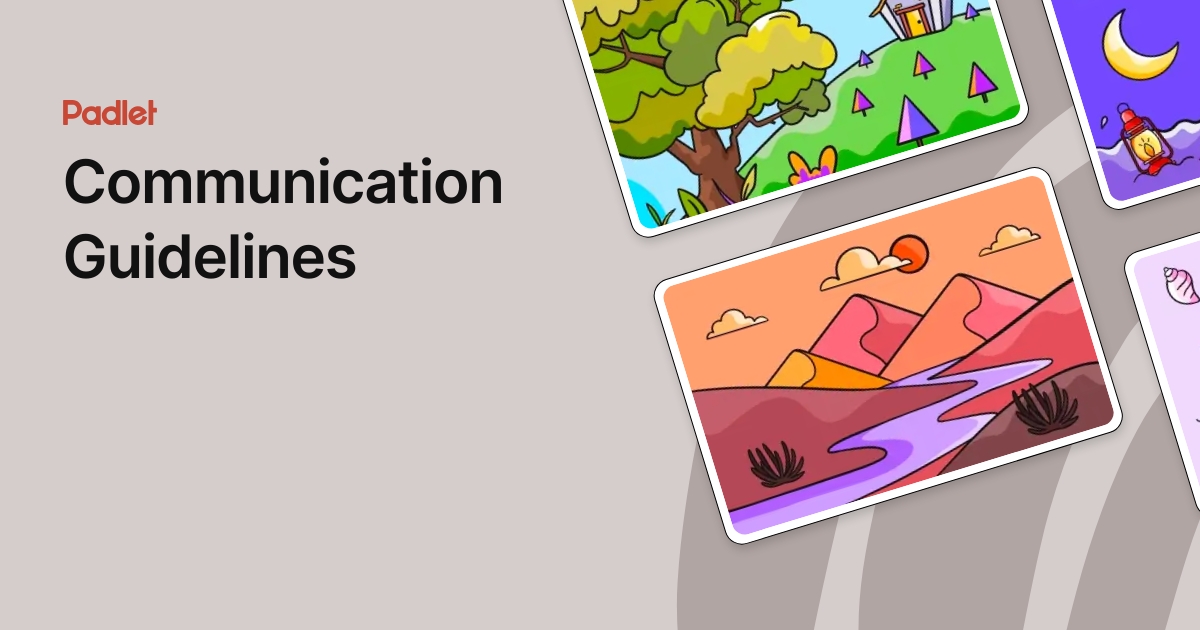 Communication Guidelines
