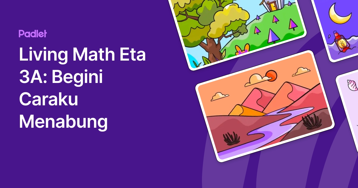 Living Math Eta 3A: Begini Caraku Menabung
