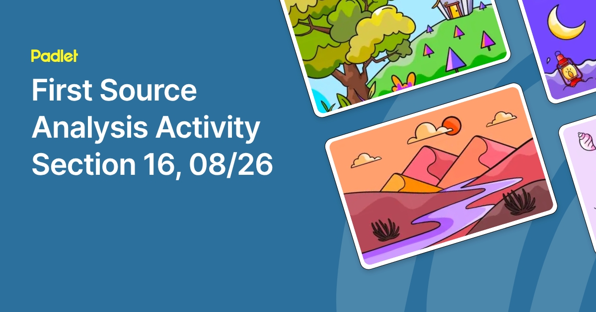 First Source Analysis Activity Section 20 0825 6852