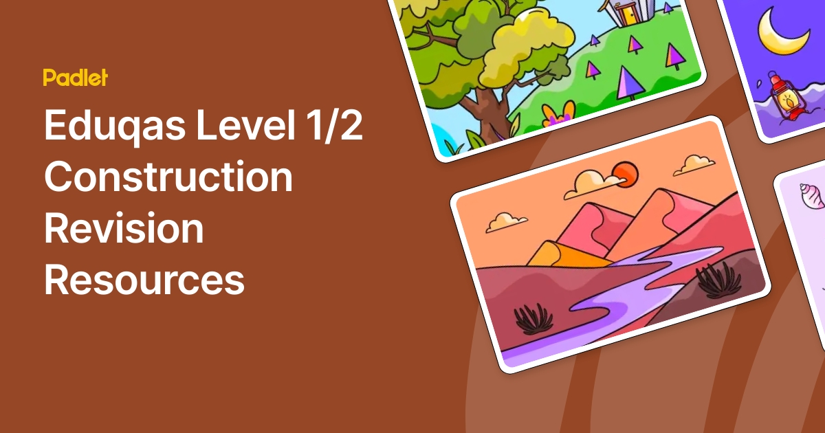 Eduqas Level 1/2 Construction Revision Resources
