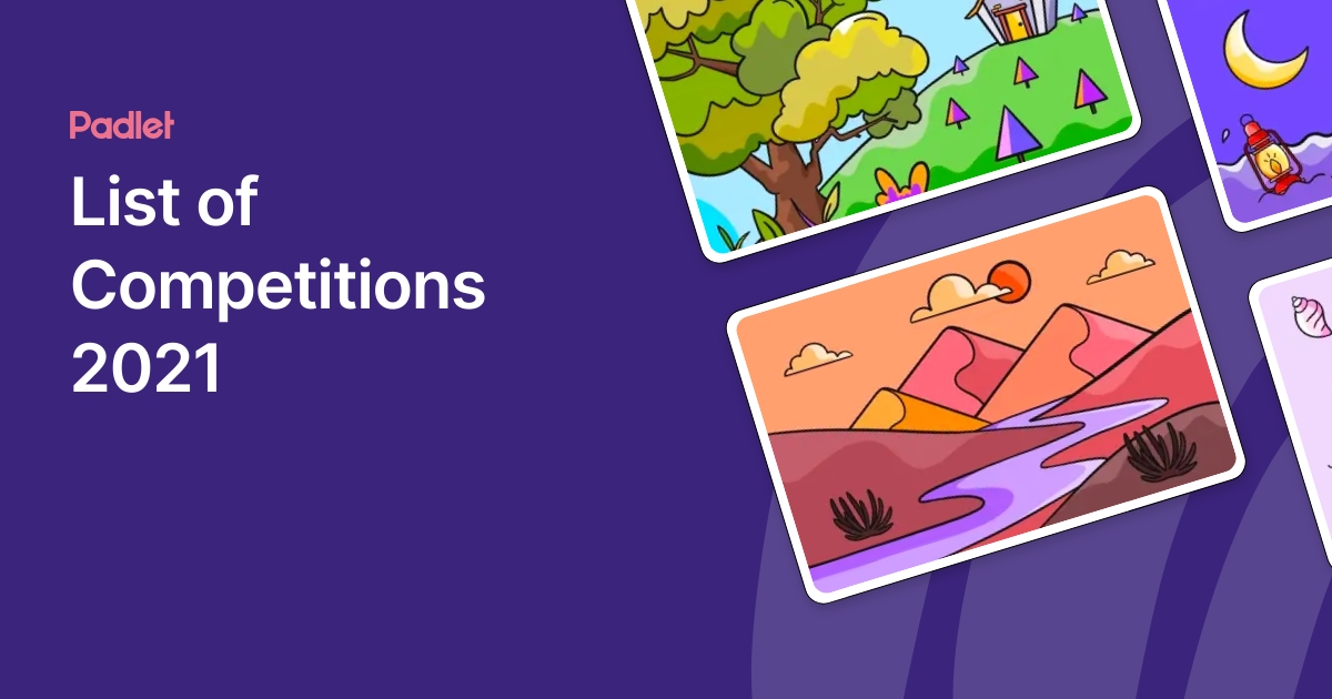 List of Competitions 2021