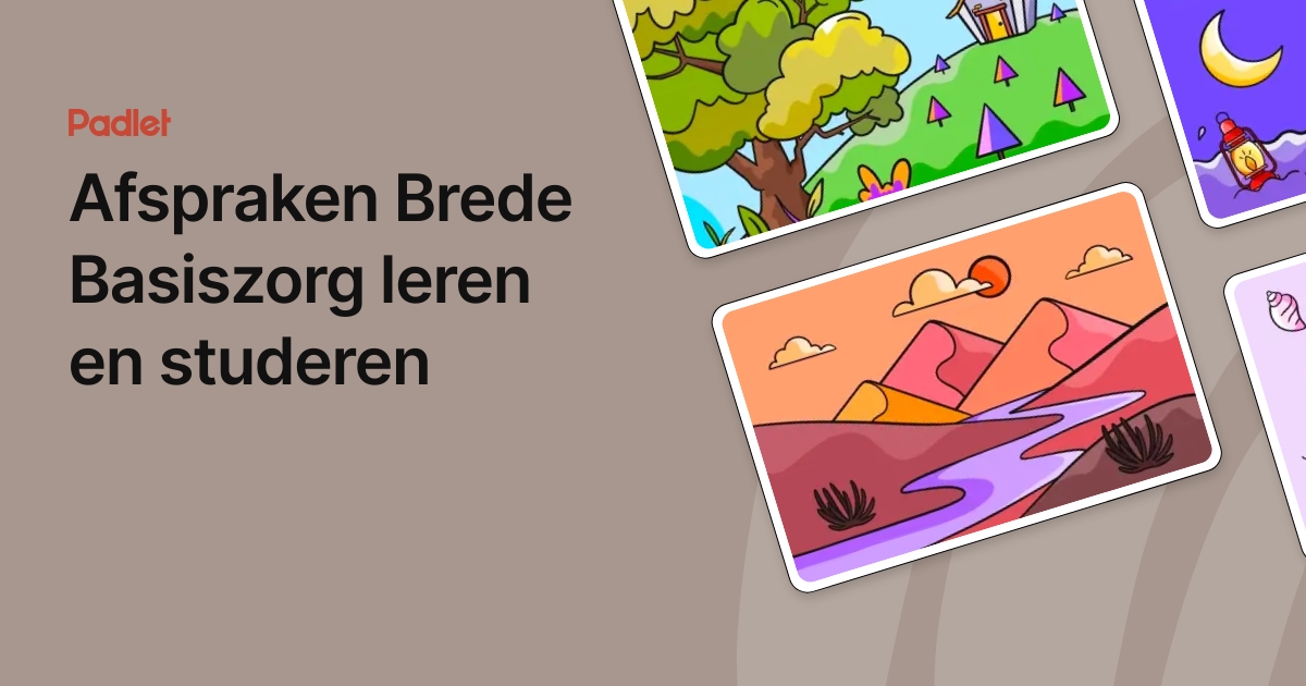 Afspraken Brede Basiszorg leren en studeren