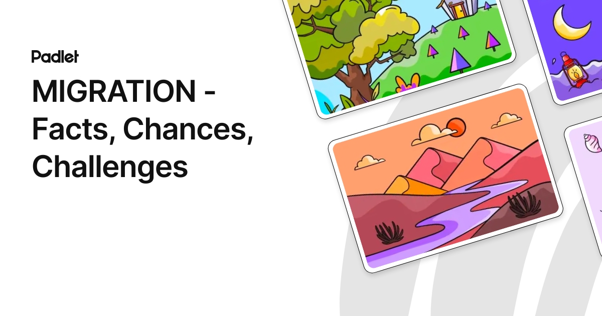 MIGRATION - Facts, Chances, Challenges