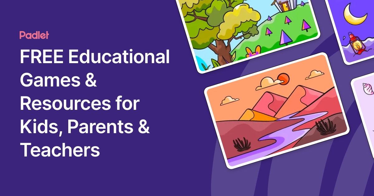 FREE Educational Games & Resources for Kids, Parents & Teachers