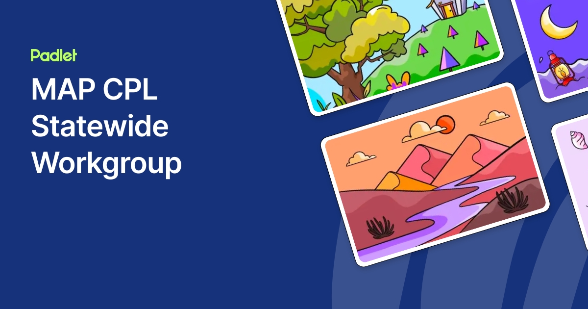 MAP CPL Statewide Workgroup