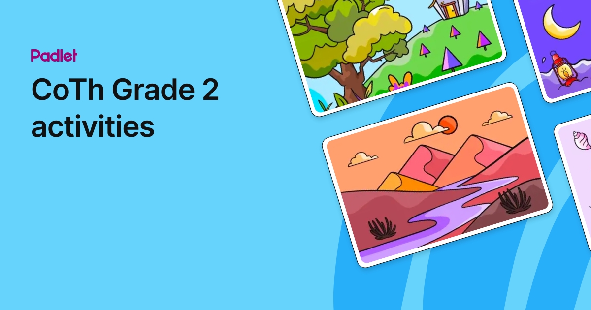 CoTh Grade 2 activities