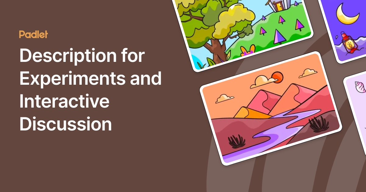 Description for Experiments and Interactive Discussion