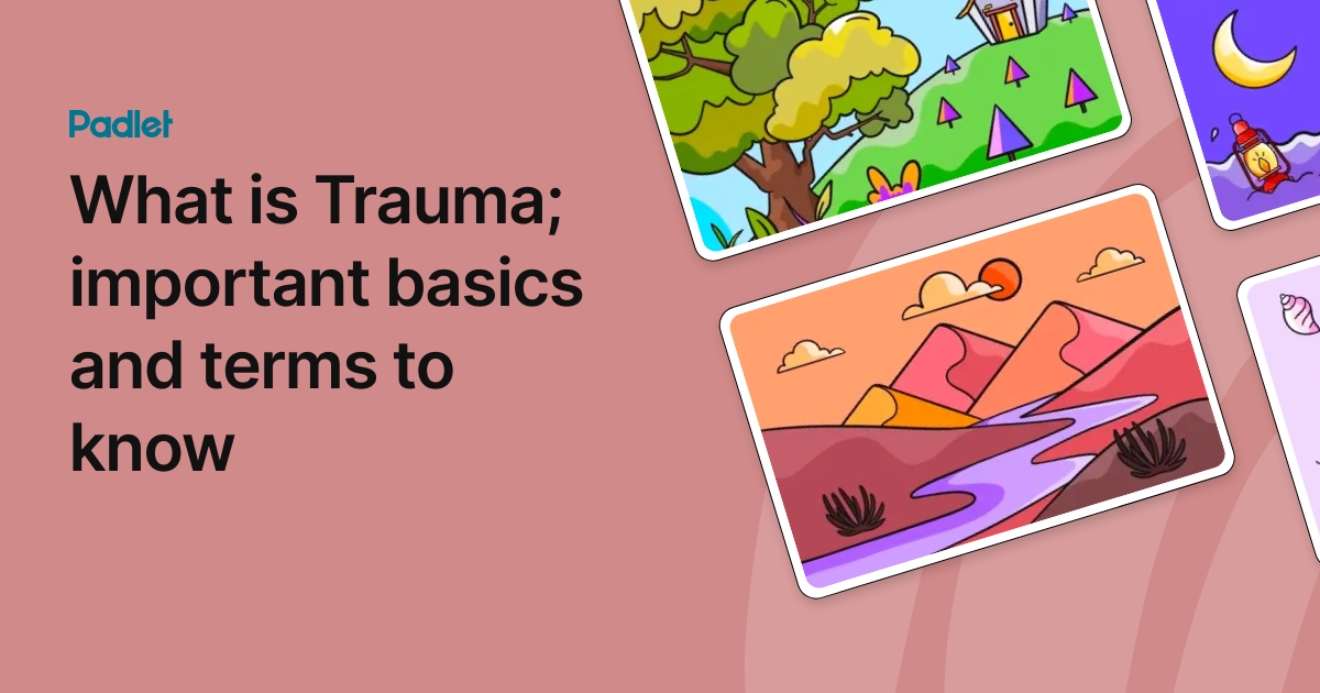 What is Trauma; important basics and terms to know