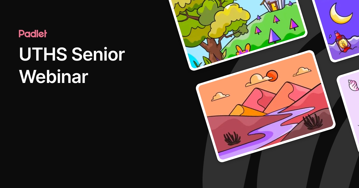 UTHS Senior Webinar