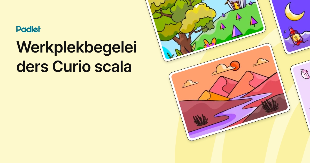 Werkplekbegeleiders Curio scala