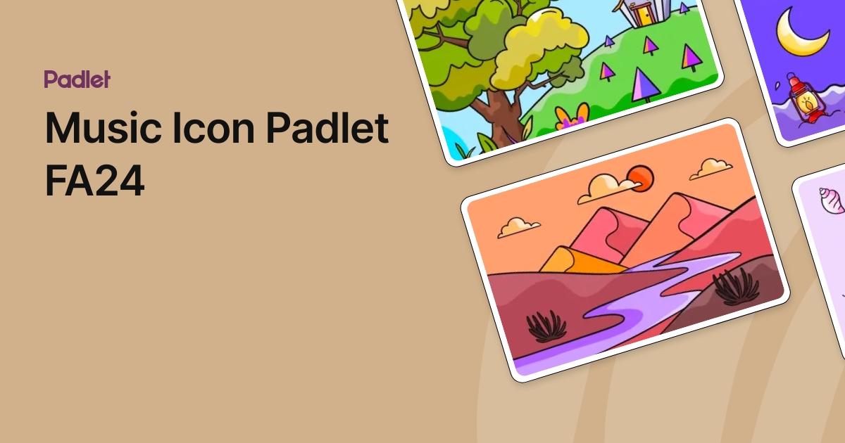 Music Icon Padlet FA24
