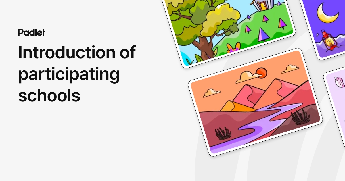 Introduction of participating schools