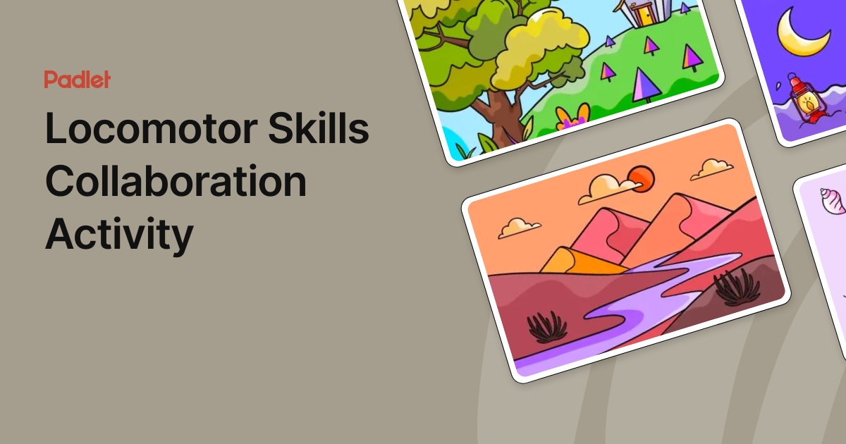 Locomotor Skills Collaboration Activity
