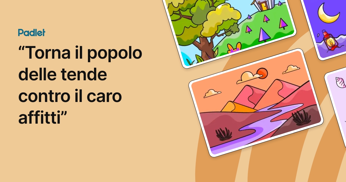 “Torna il popolo delle tende contro il caro affitti”