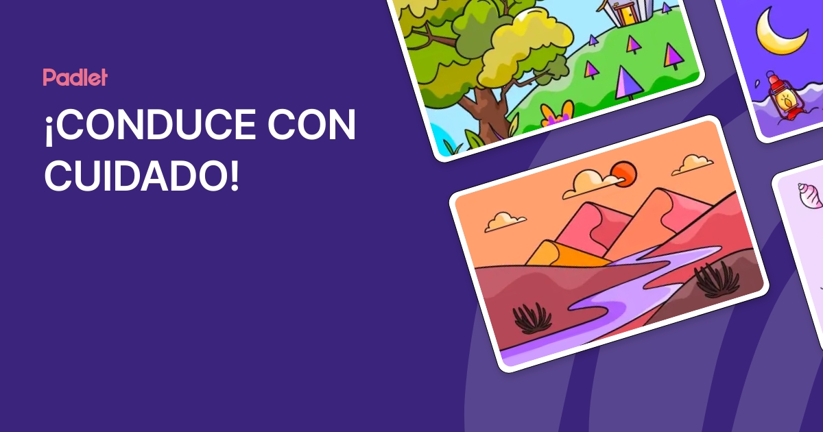 ¡CONDUCE CON CUIDADO!