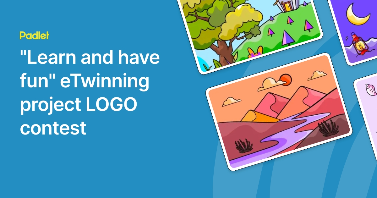 "Learn and have fun" eTwinning project LOGO contest