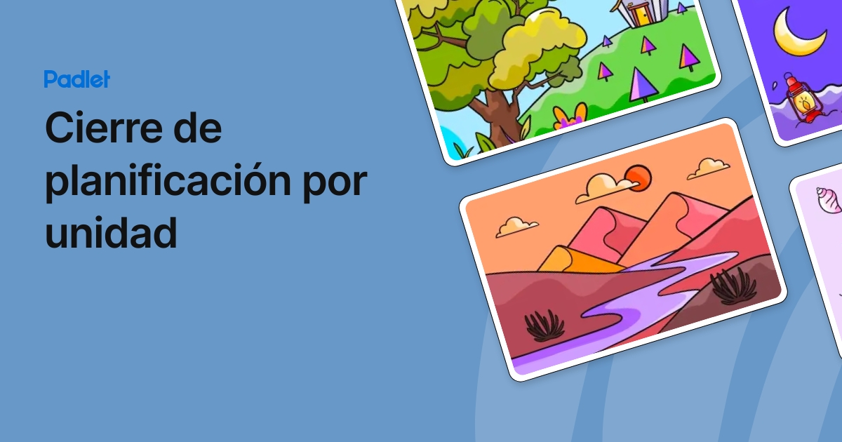 Cierre de planificación por unidad