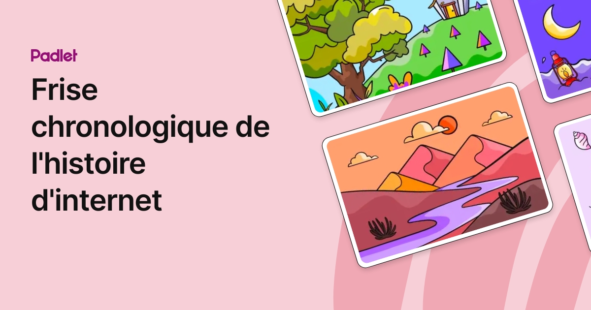 Frise chronologique de l'histoire d'internet