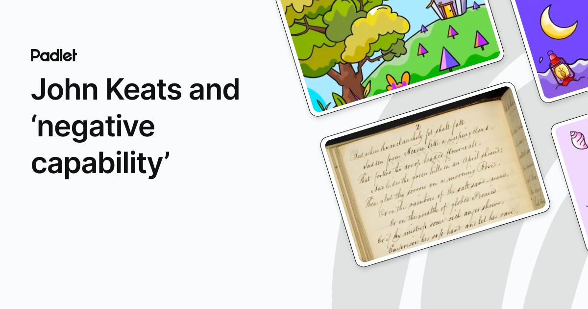 John Keats and ‘negative capability’