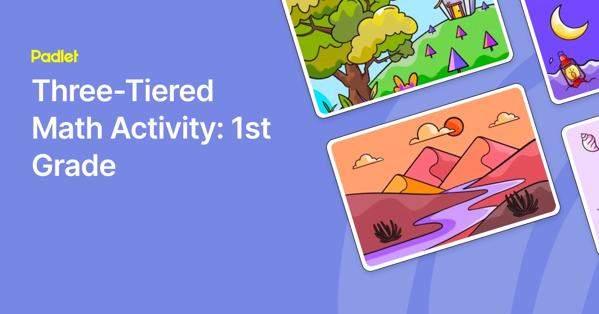Three-Tiered Math Activity: 1st Grade