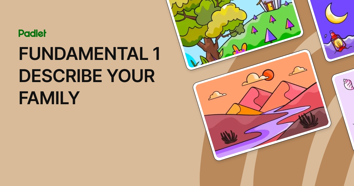 FUNDAMENTAL 1 DESCRIBE YOUR FAMILY