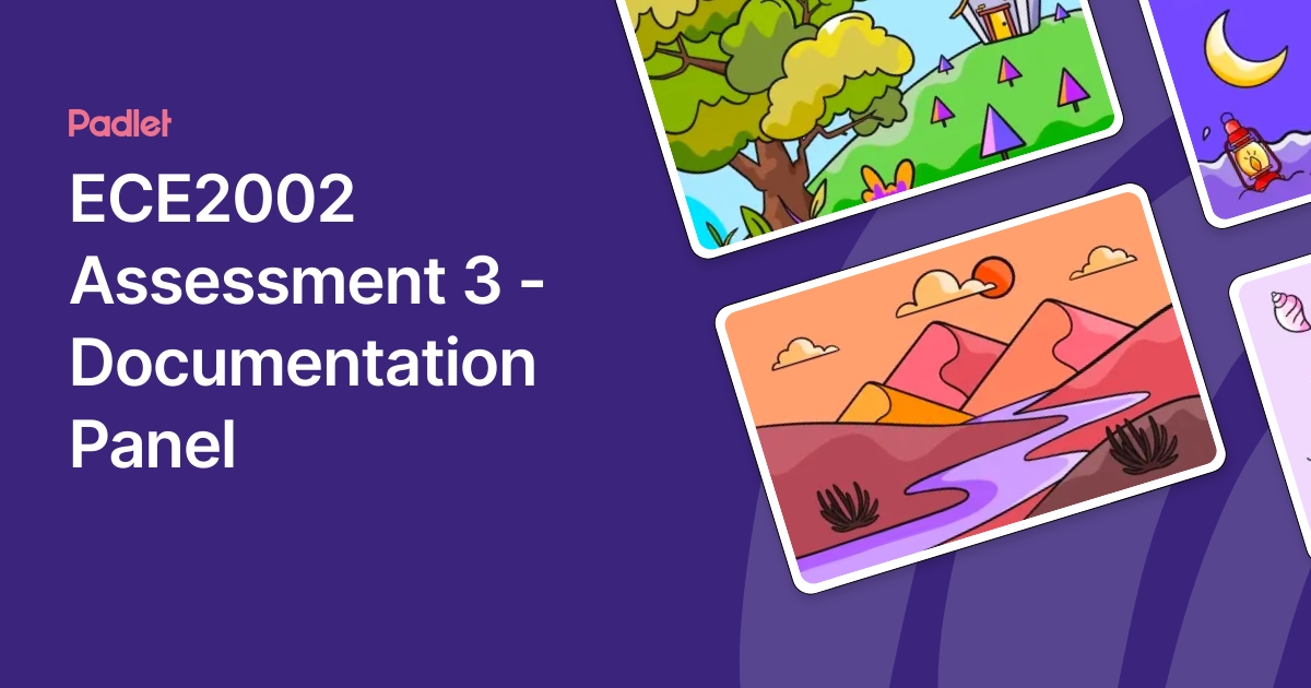 ECE2002 Assessment 3 - Documentation Panel