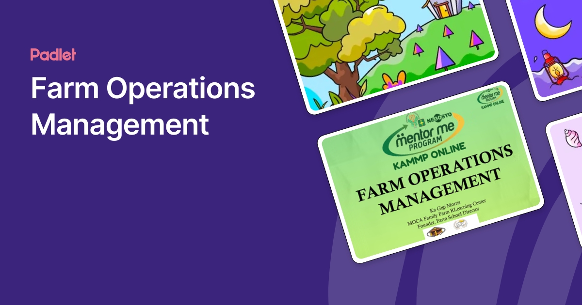 Farm Operations Management