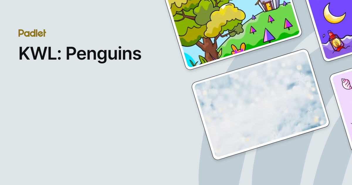 KWL: Penguins