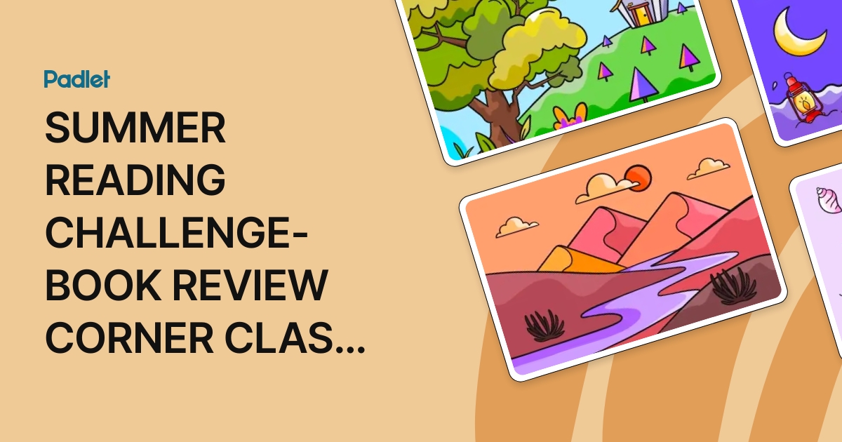 SUMMER READING CHALLENGE-BOOK REVIEW CORNER CLASS 6 TO 8