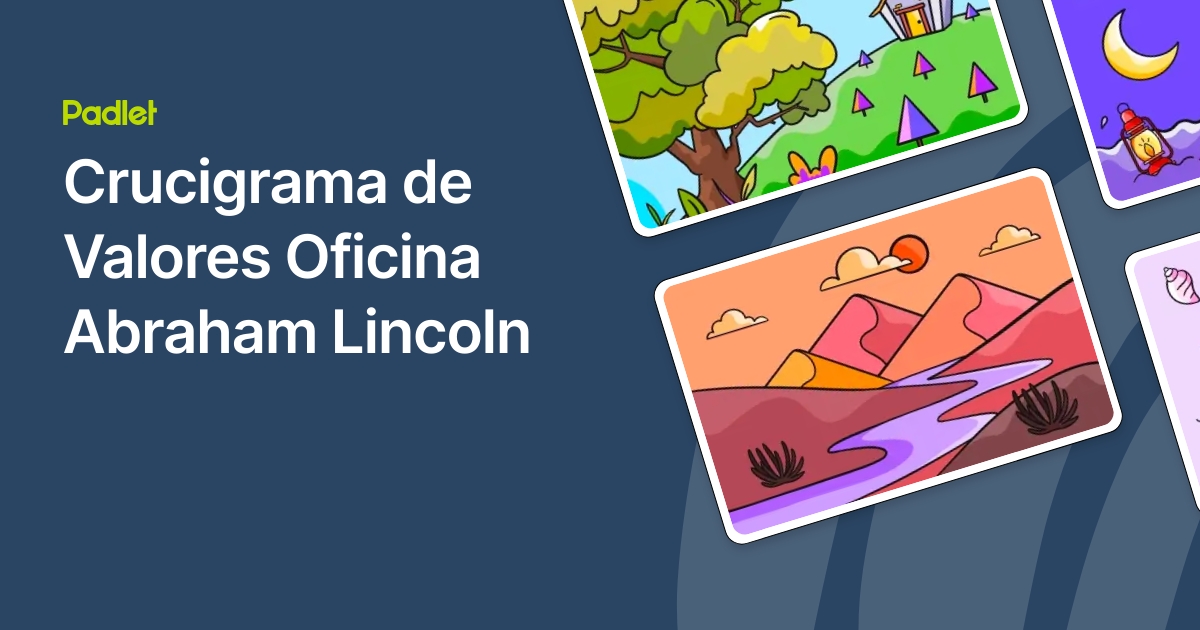 Crucigrama de Valores Oficina Abraham Lincoln