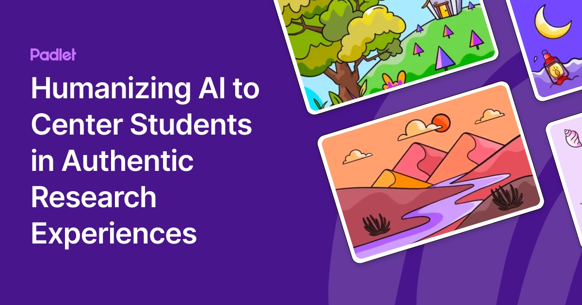 Humanizing AI to Center Students in Authentic Research Experiences