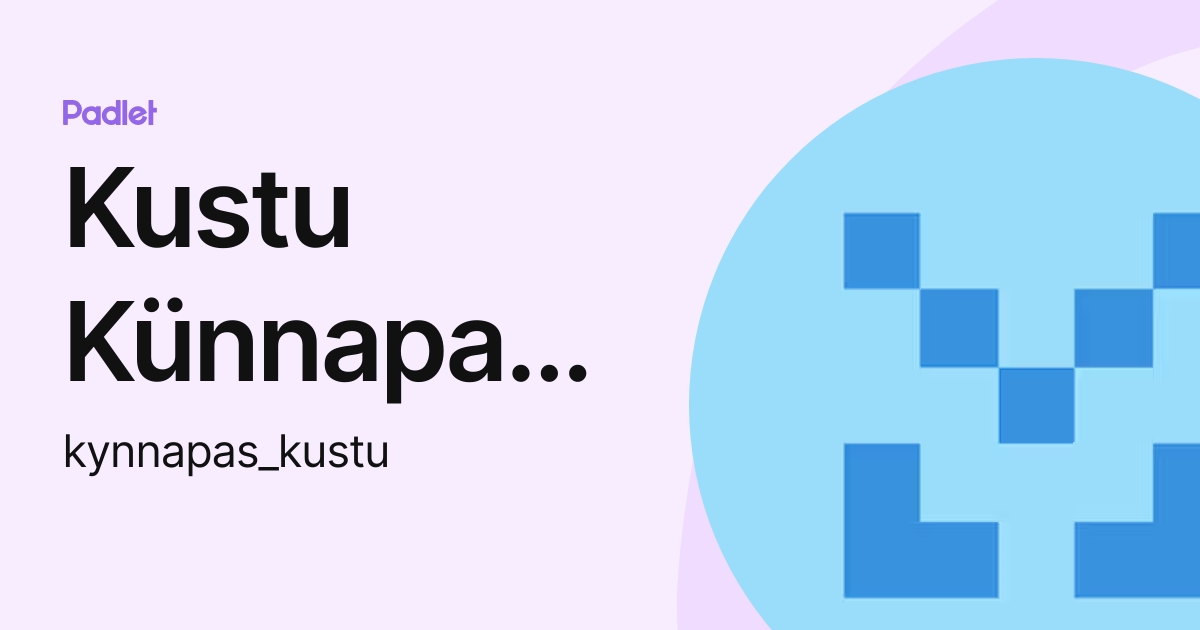 Kustu Künnapas (KustuGaming) (kynnapas_kustu) profile | Padlet