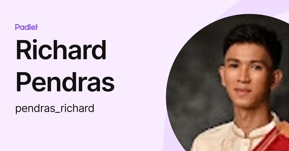 Richard Pendras (pendras_richard) profile | Padlet