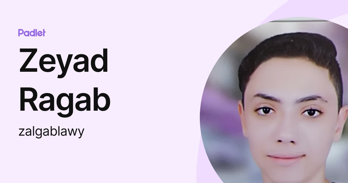 Zeyad Ragab (zalgablawy) profile | Padlet