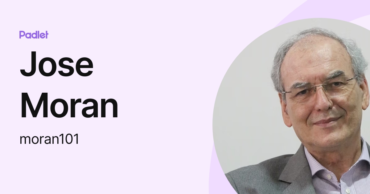 Jose Moran (moran101) profile | Padlet