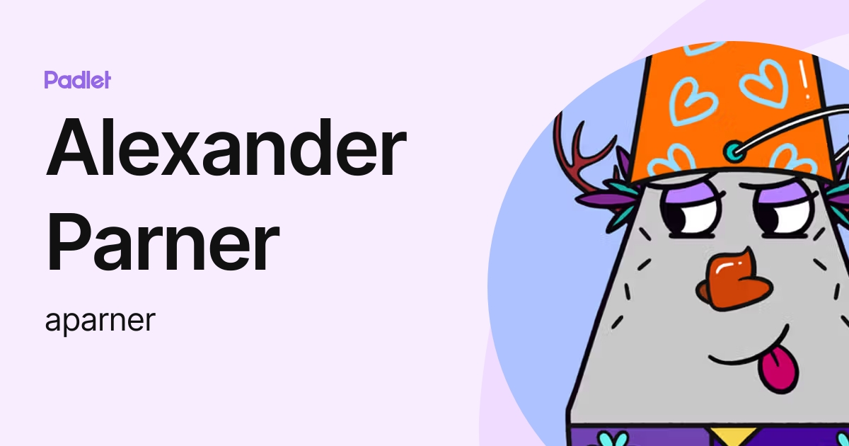 Alexander Parner (aparner) profile | Padlet