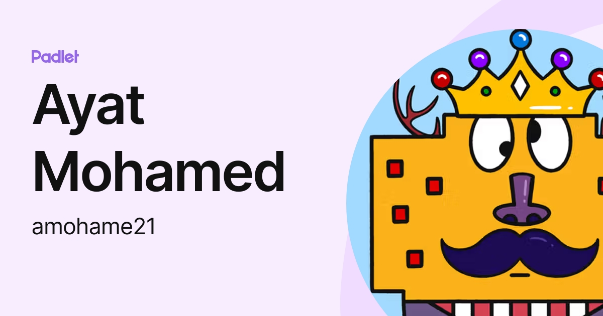 Ayat Mohamed (amohame21) profile | Padlet