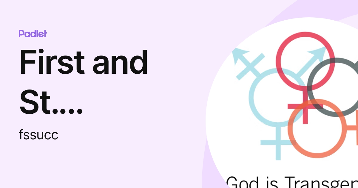 First and St. Stephens UCC (fssucc) profile | Padlet