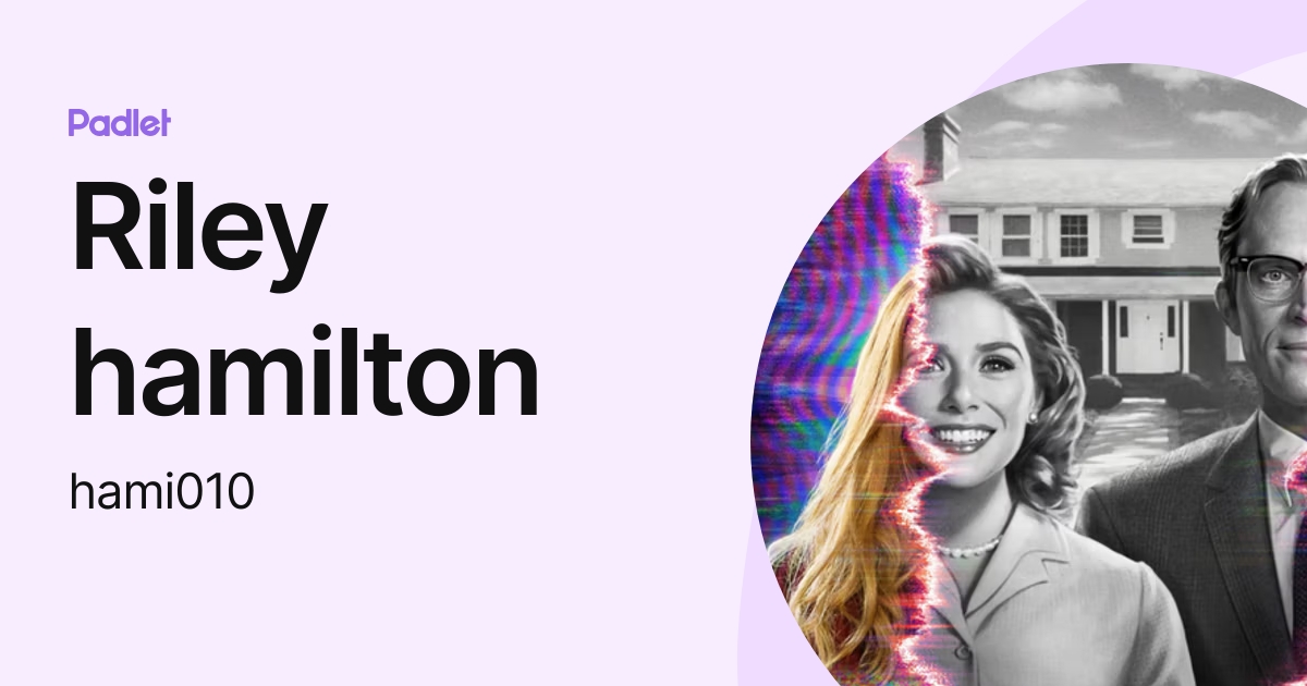 Riley hamilton (hami010) profile | Padlet