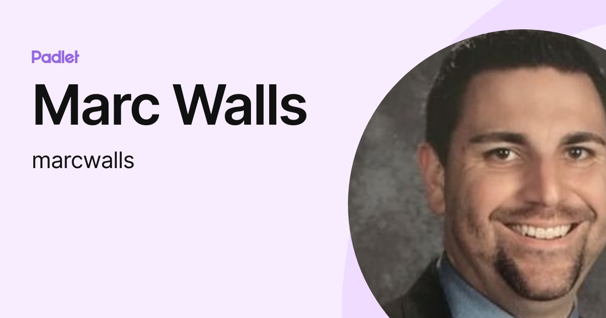 Marc Walls (marcwalls) profile | Padlet