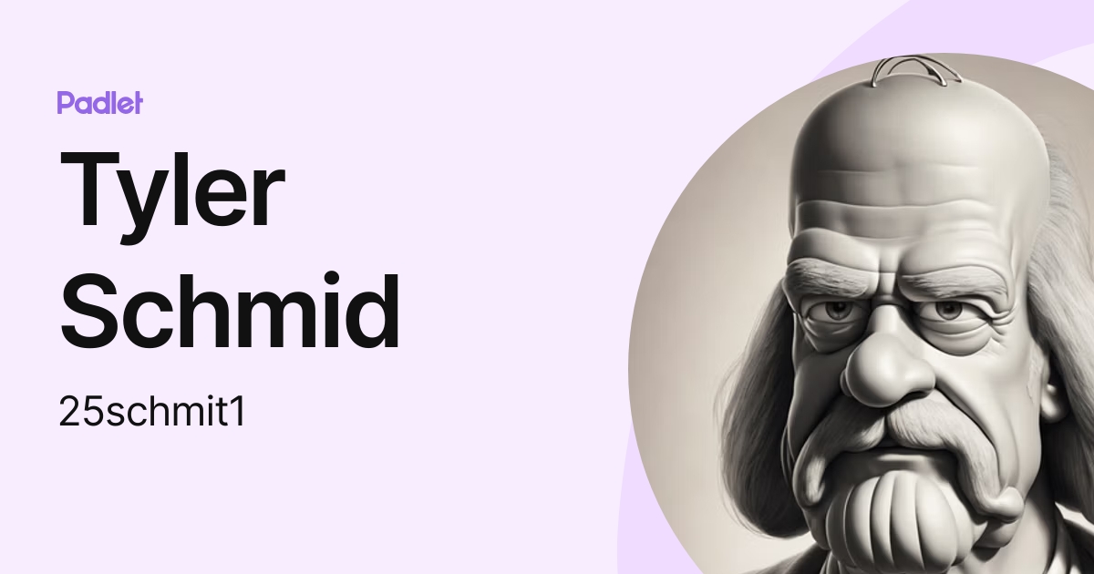 Tyler Schmid (25schmit1) profile | Padlet