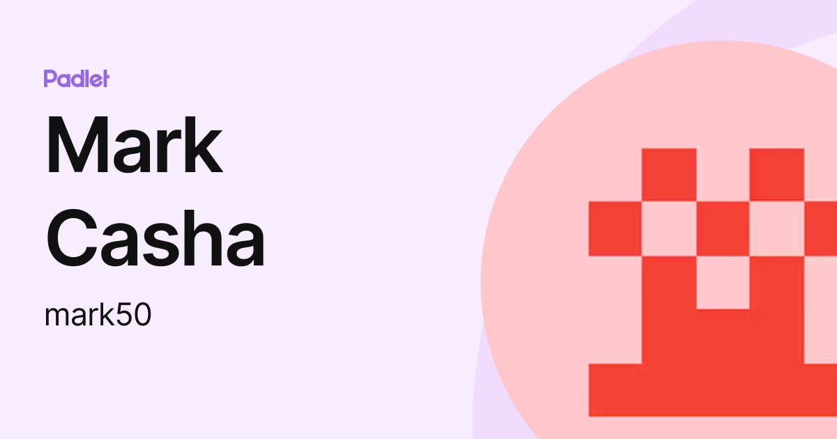 Mark Casha (mark50) profile | Padlet