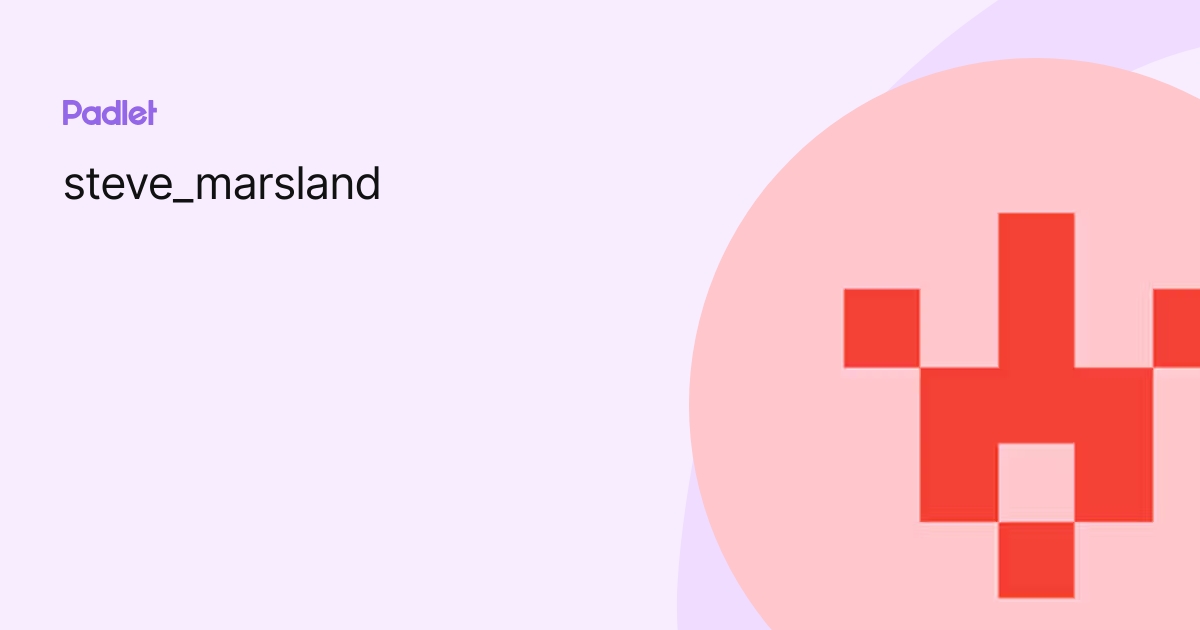 steve_marsland profile | Padlet