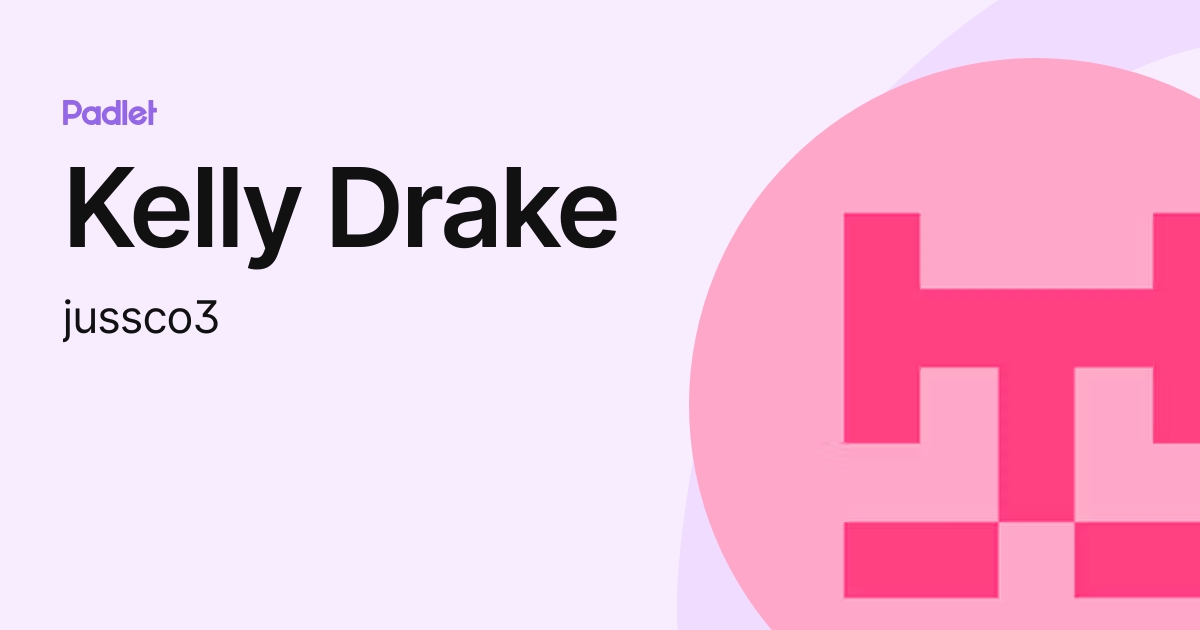 Kelly Drake (jussco3) profile | Padlet