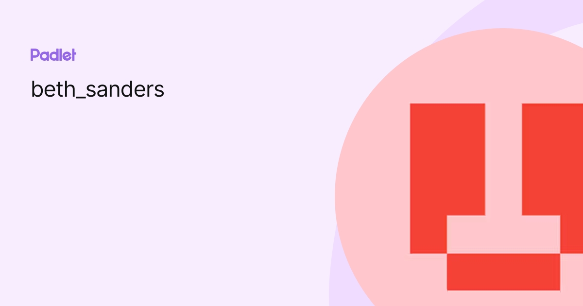 beth_sanders profile | Padlet