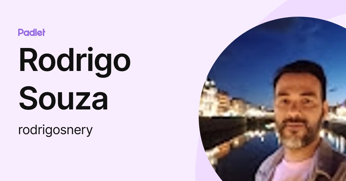 Rodrigo Souza (rodrigosnery) profile | Padlet