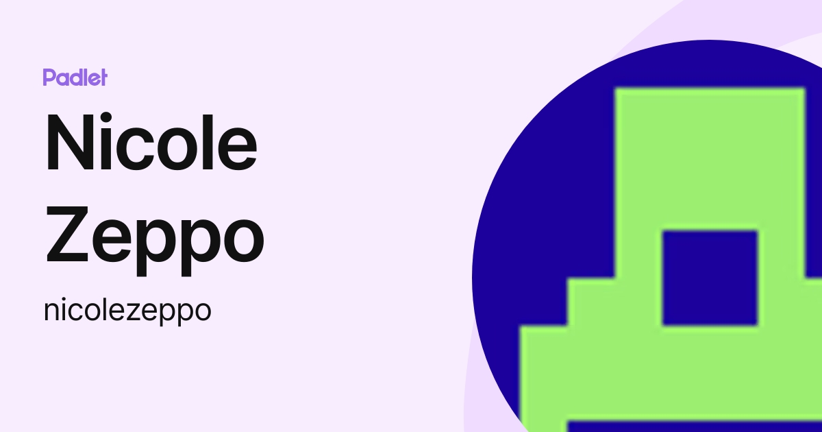 Nicole Zeppo (nicolezeppo) profile | Padlet