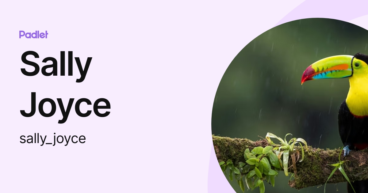 Sally Joyce (sally_joyce) profile | Padlet